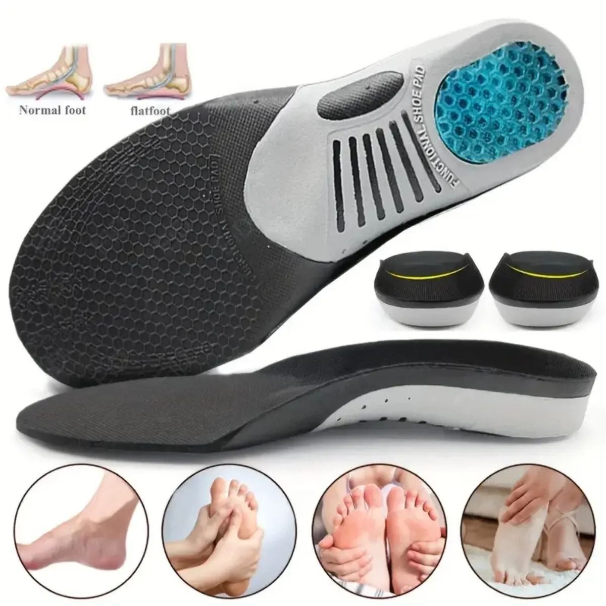 Orthopedic Arch Support Insoles for Flat Feet and Plantar Fa | Inspire ...
