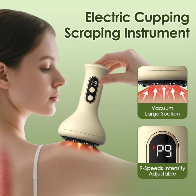 Smart Cupping Massage Machine with Red Light Heating | Inspire Uplift
