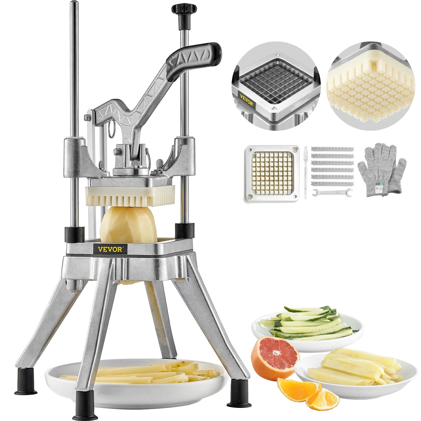 Heavy Duty Commercial Vegetable and Fruit Dicer – Stainless | Inspire ...