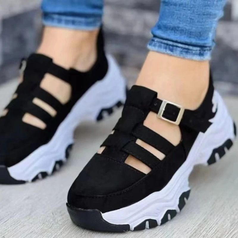 Womens Thick Sole Sandals Comfortable Hollow Casual Summer S | Inspire ...
