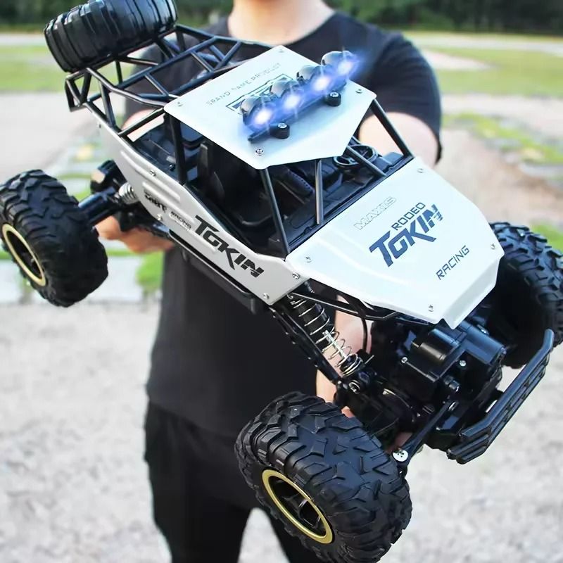 RC Off Road Monster Truck 4WD with LED Lights 2.4GHz Remote | Inspire ...
