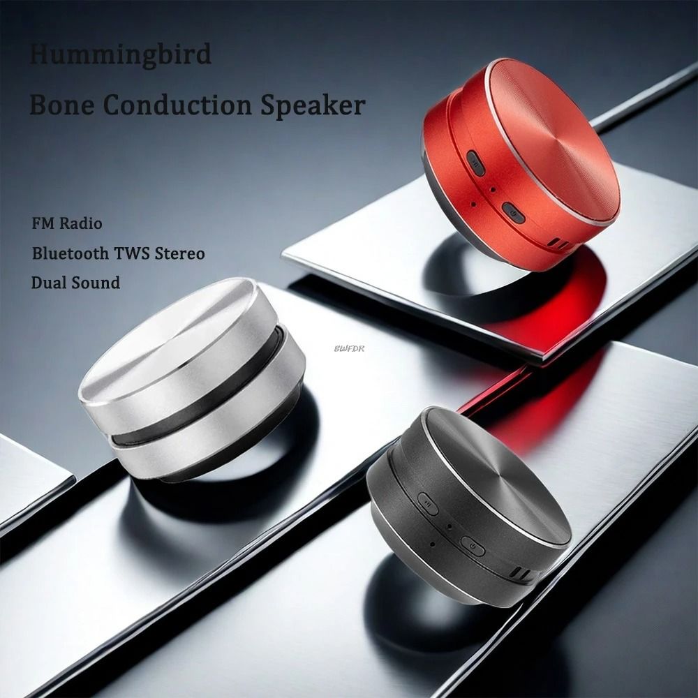 Mini Bone Conduction Bluetooth Speaker with Stereo Sound and | Inspire ...