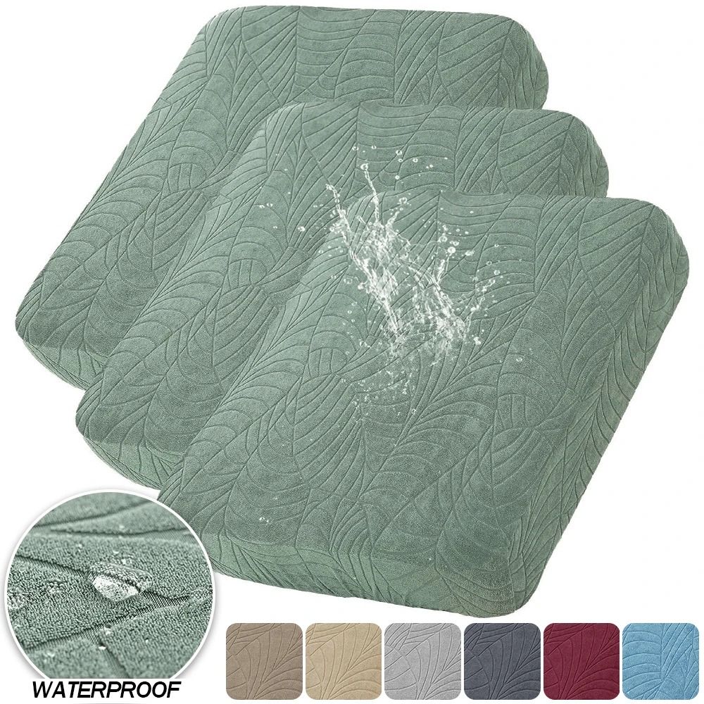 Waterproof Stretch Sofa Cushion Cover With Removable Jacquar | Inspire ...