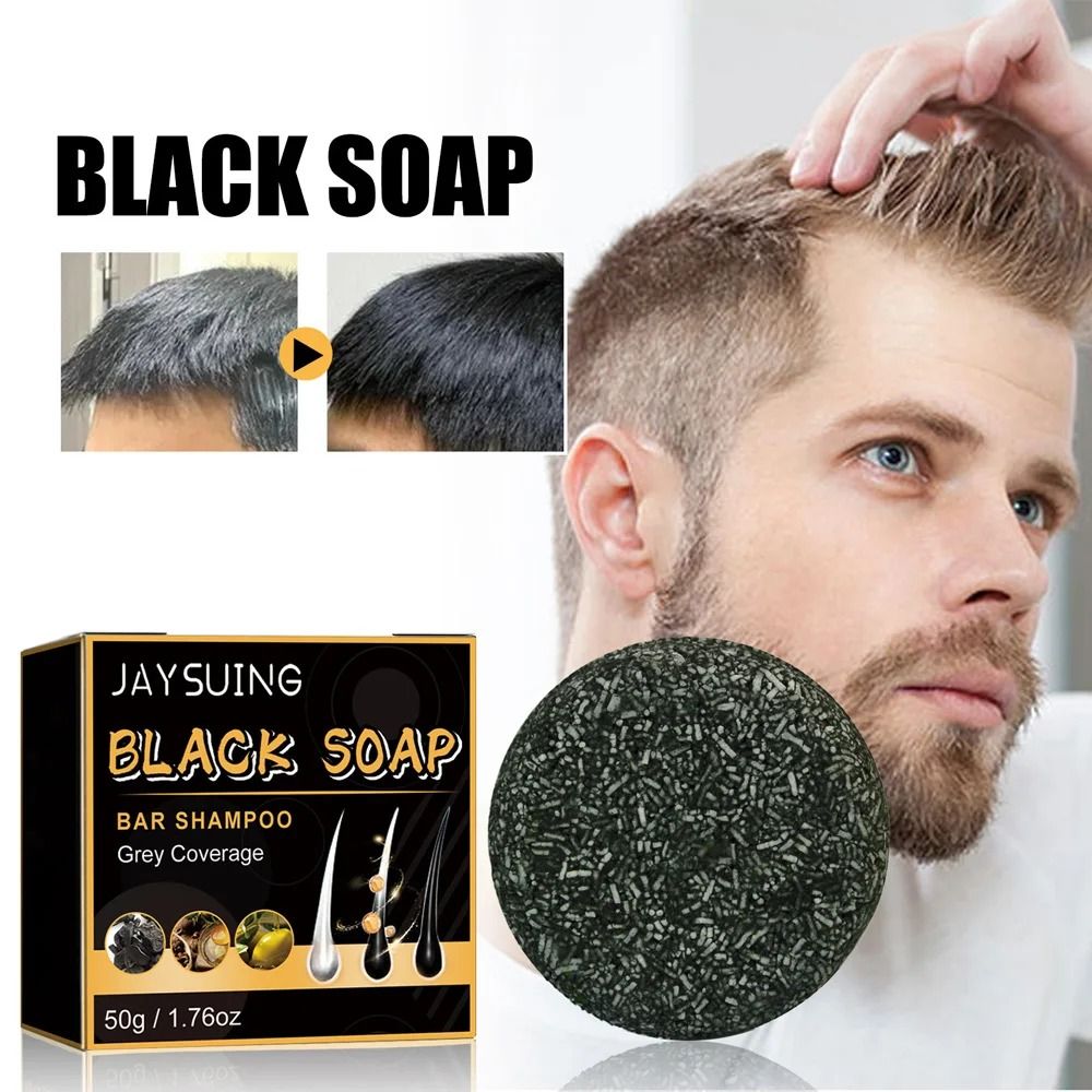 Polygonum Multiflorum Black Hair Shampoo Soap Anti Dandruff | Inspire ...