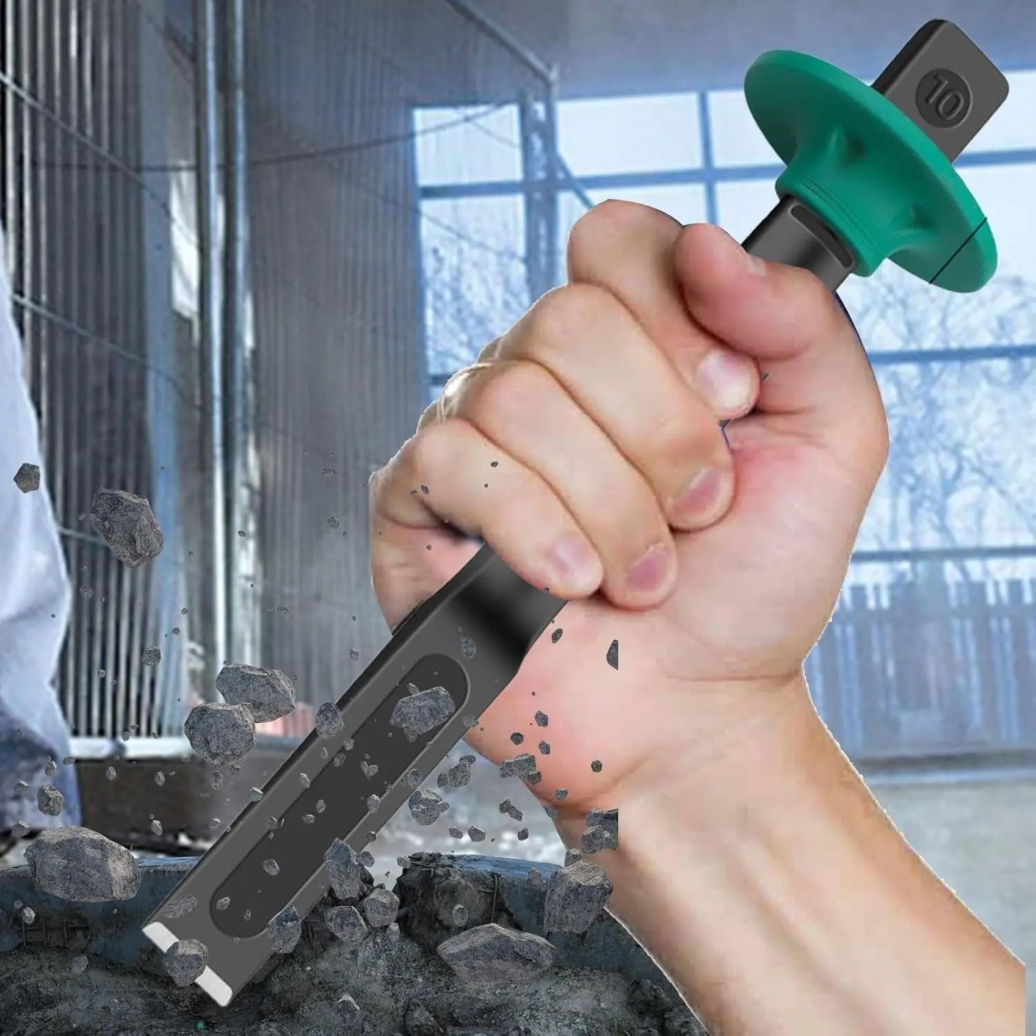 Chrome Vanadium Steel Flat Chisel With Hand Guard | Inspire Uplift
