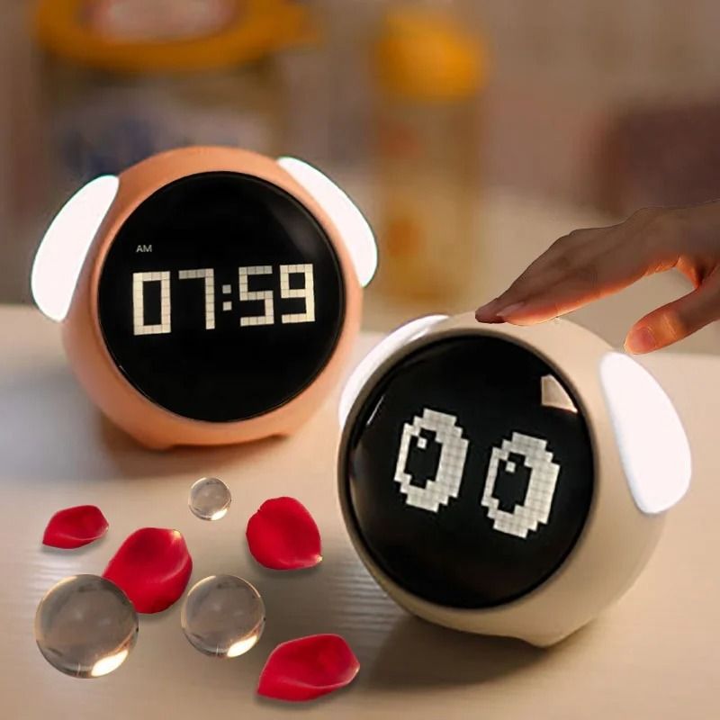 Childrens Digital Alarm Clock – Cute Cartoon LED Table Clock | Inspire ...