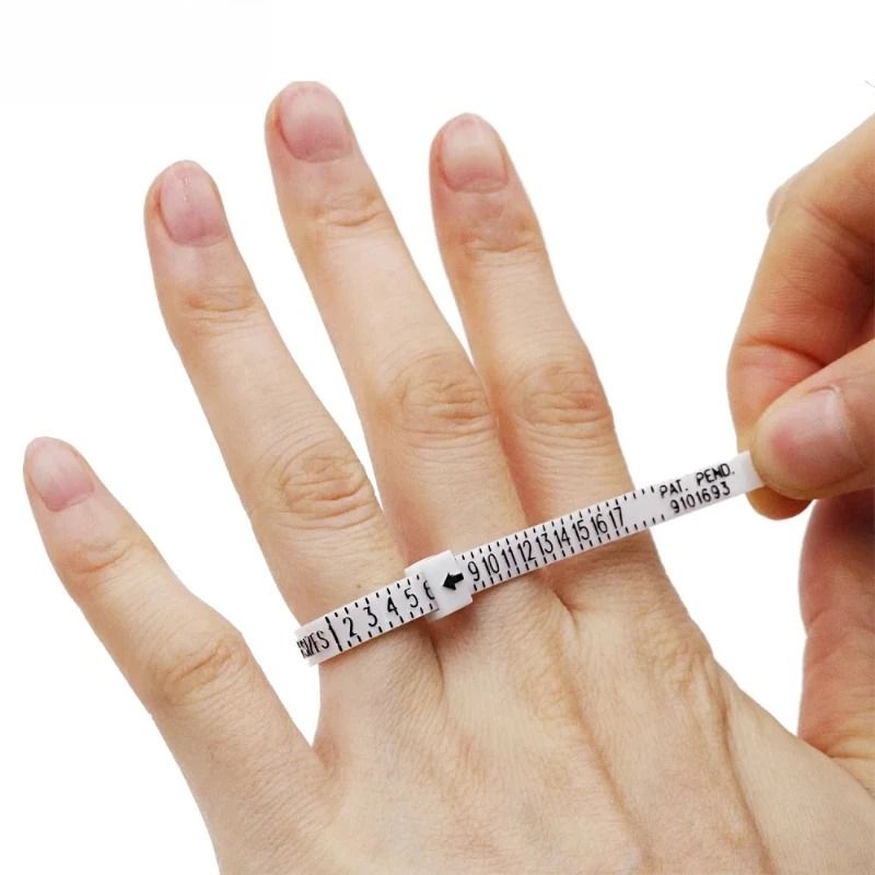 Plastic Ring Size Measuring Tool – Adjustable Finger Gauge B | Inspire ...