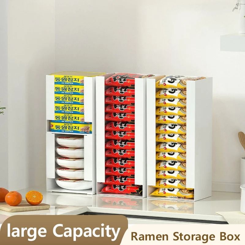Ramen Storage Box Kitchen Organizer for Noodles and Househol | Inspire ...