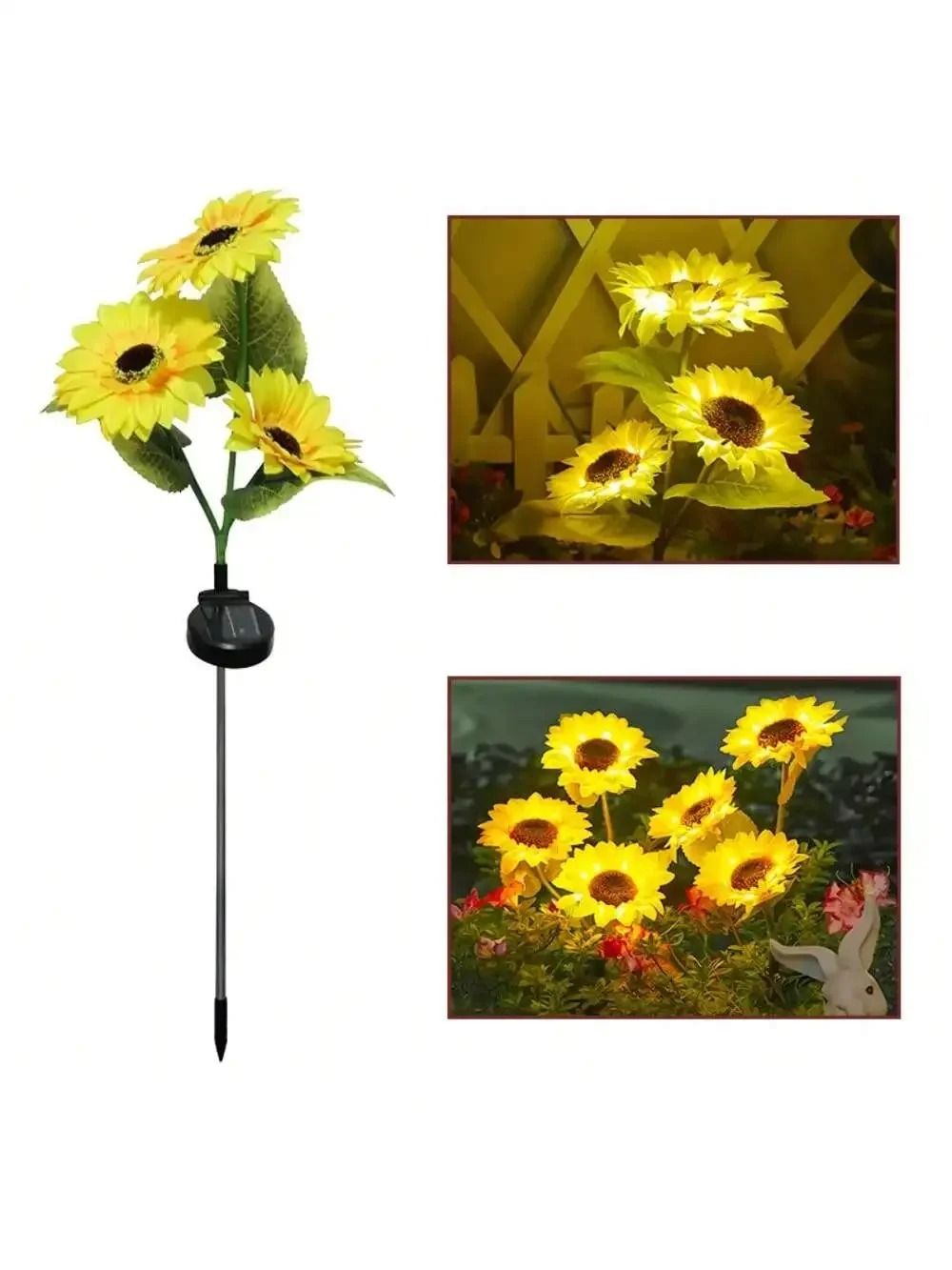 Solar Sunflower Garden Light | Inspire Uplift