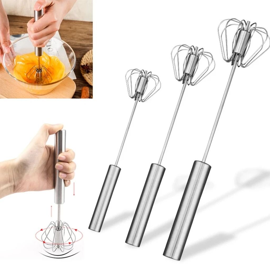 Semi Automatic Mixer Whisk Egg Beater Stainless Steel Manual | Inspire ...