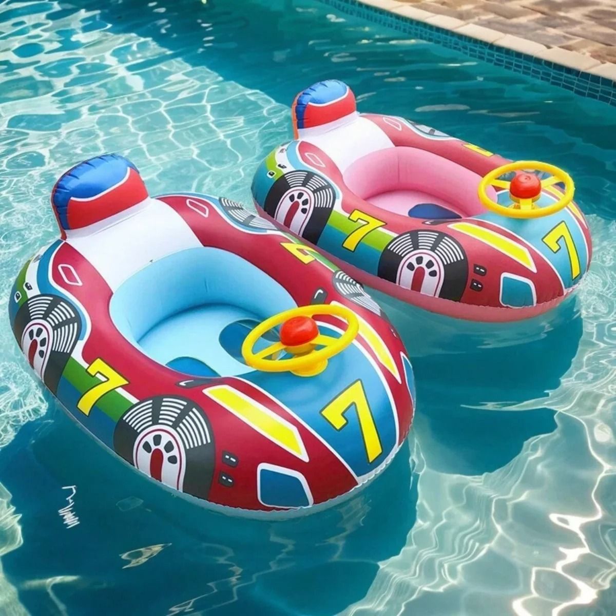 Baby Swimming Pool Float Car Design Inflatable Toddler Swim | Inspire ...