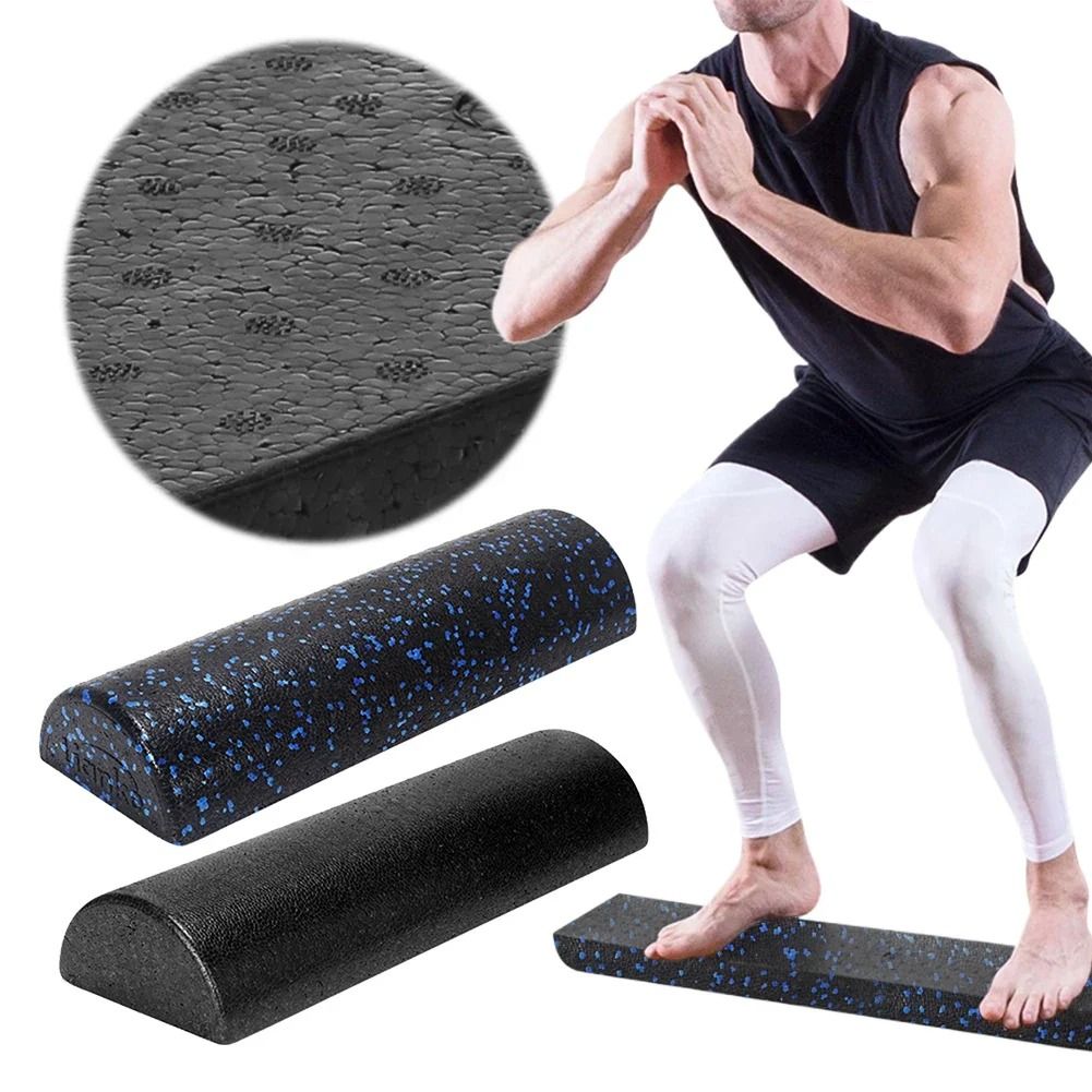 Half Round Balance Training Roller Block and Yoga Brick | Inspire Uplift