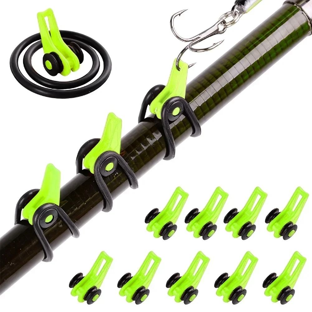 Fishing Rod Hook Keeper Silicone Ring Holder for Bait Lures | Inspire ...