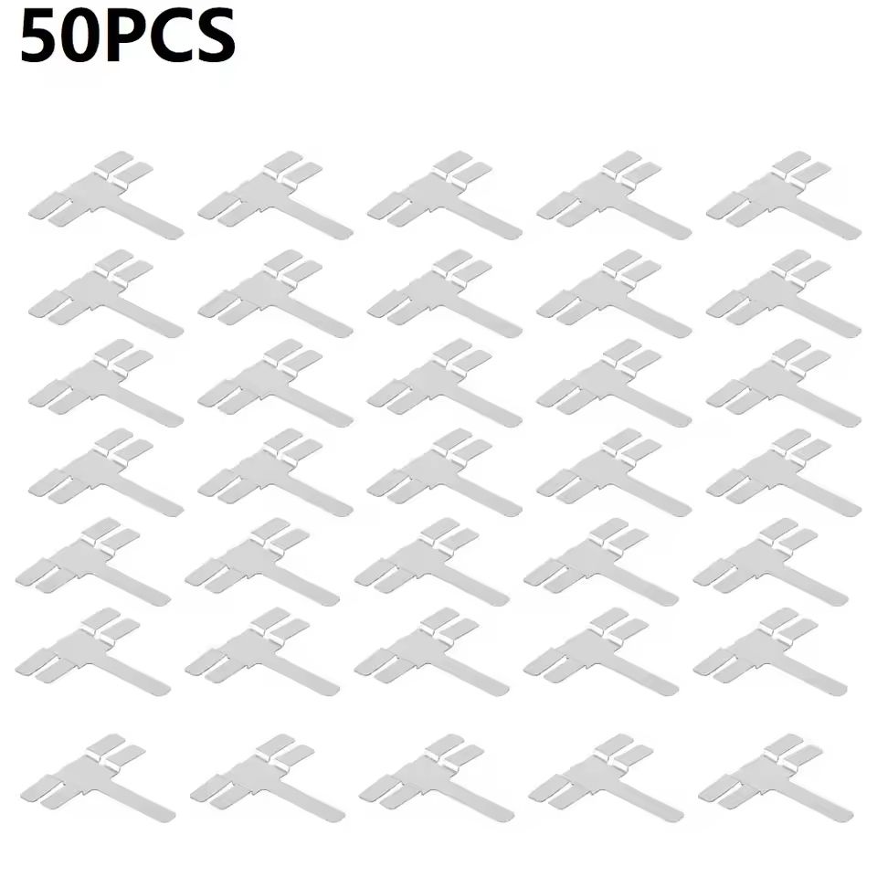 Nickel Plated Steel Battery Strip Set Fifty Piece T Type for | Inspire ...