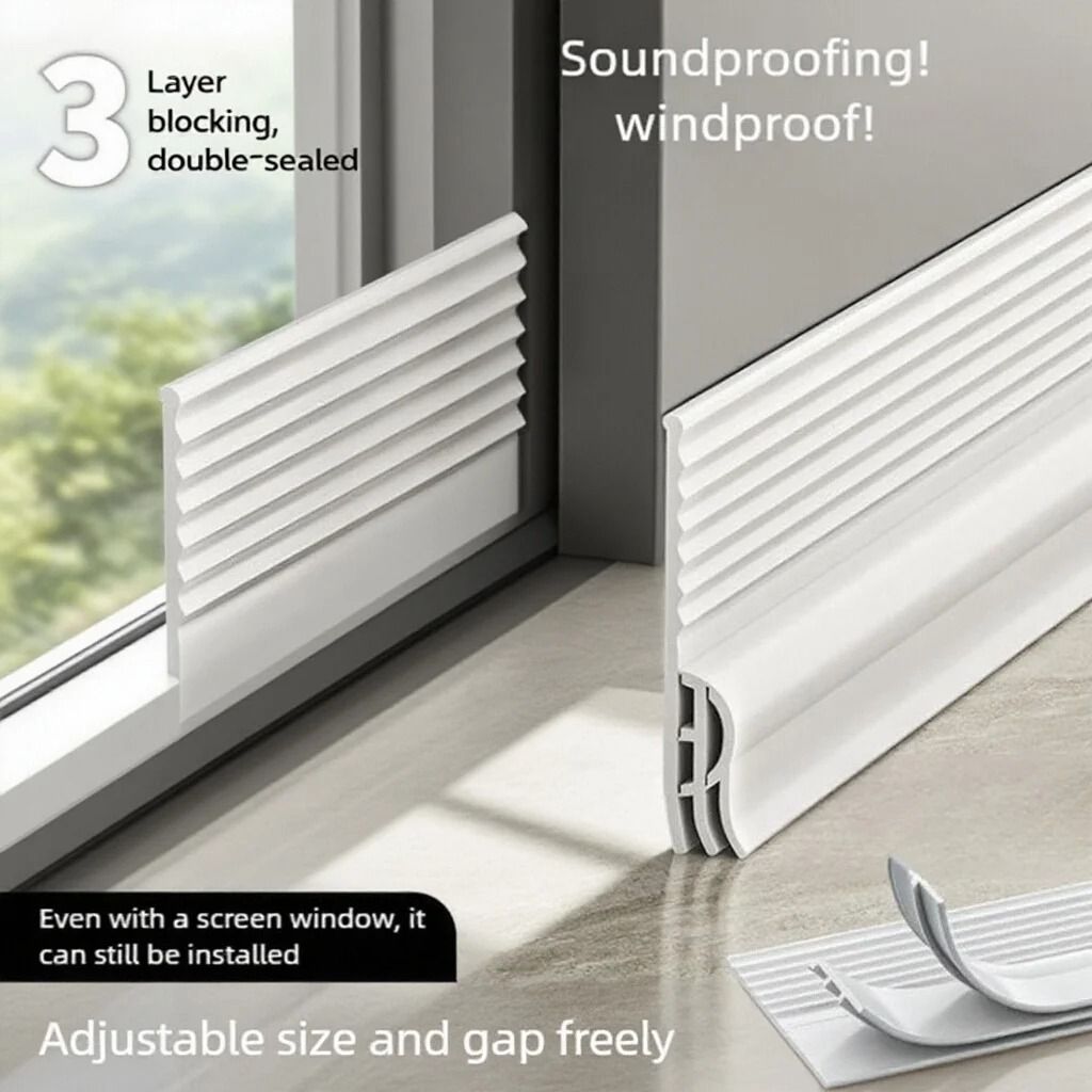 Triple Soundproof Window Seal Strip Self Adhesive Design | Inspire Uplift
