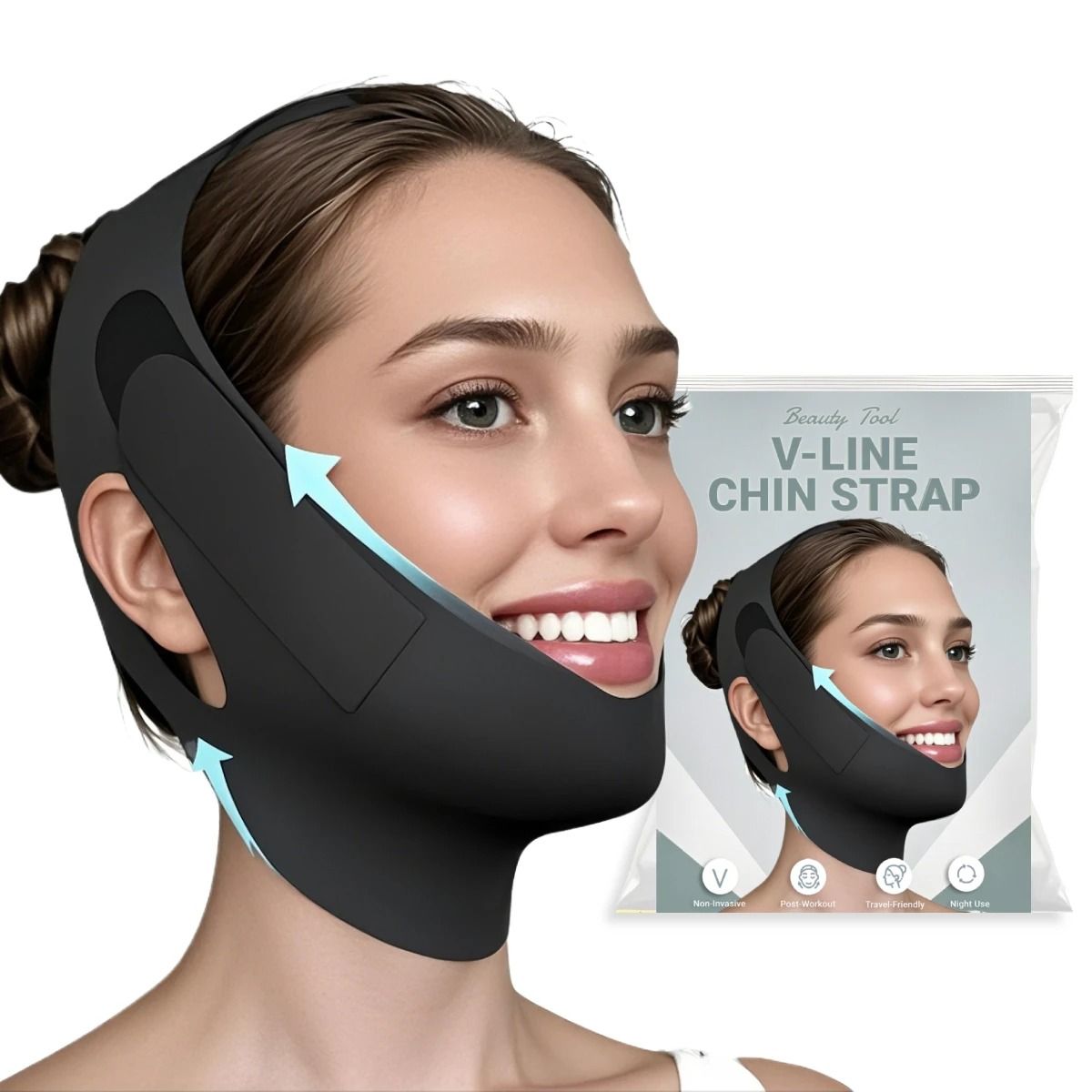 V Line Lifting Chin Strap Adjustable Jawline Shaper | Inspire Uplift