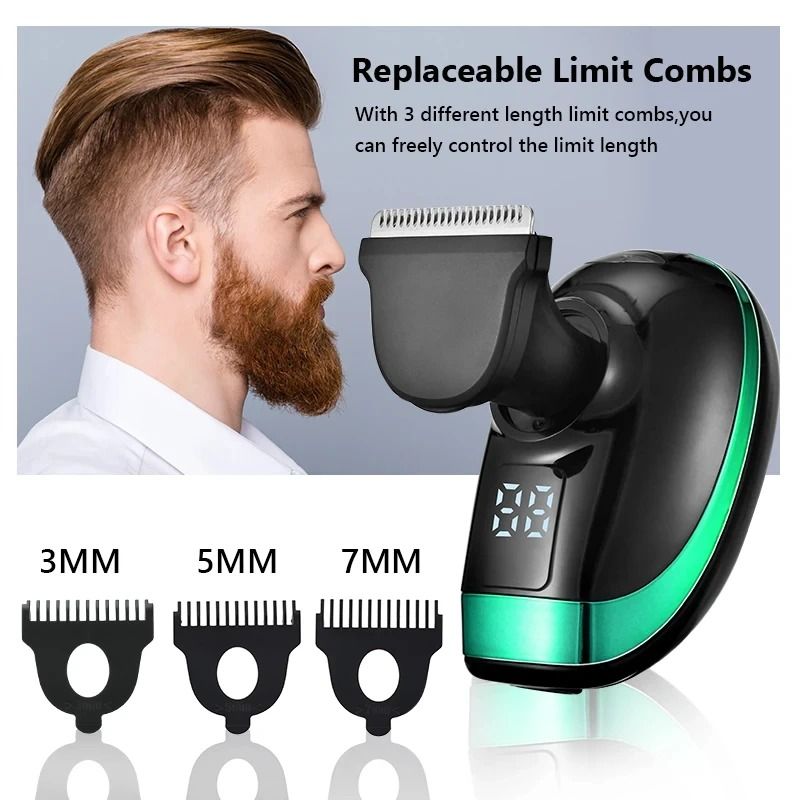 5 in 1 Rechargeable Bald Head Shaver with 5 Floating Heads a | Inspire ...