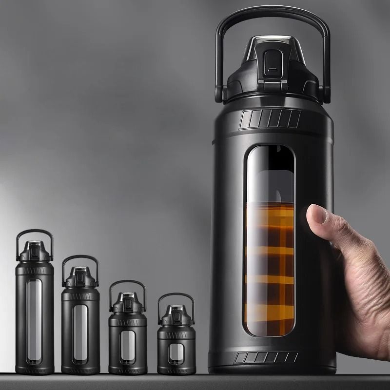 Large Capacity High Borosilicate Glass Water Bottle | Inspire Uplift