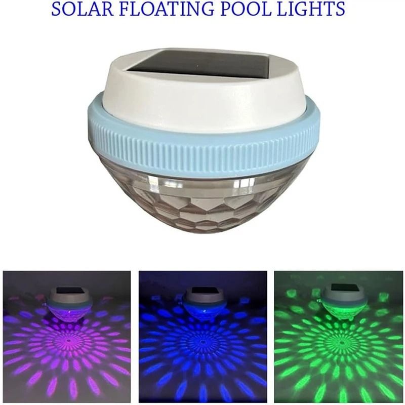 Floating Solar Pool Light and RGB Underwater Pond Decoration | Inspire ...