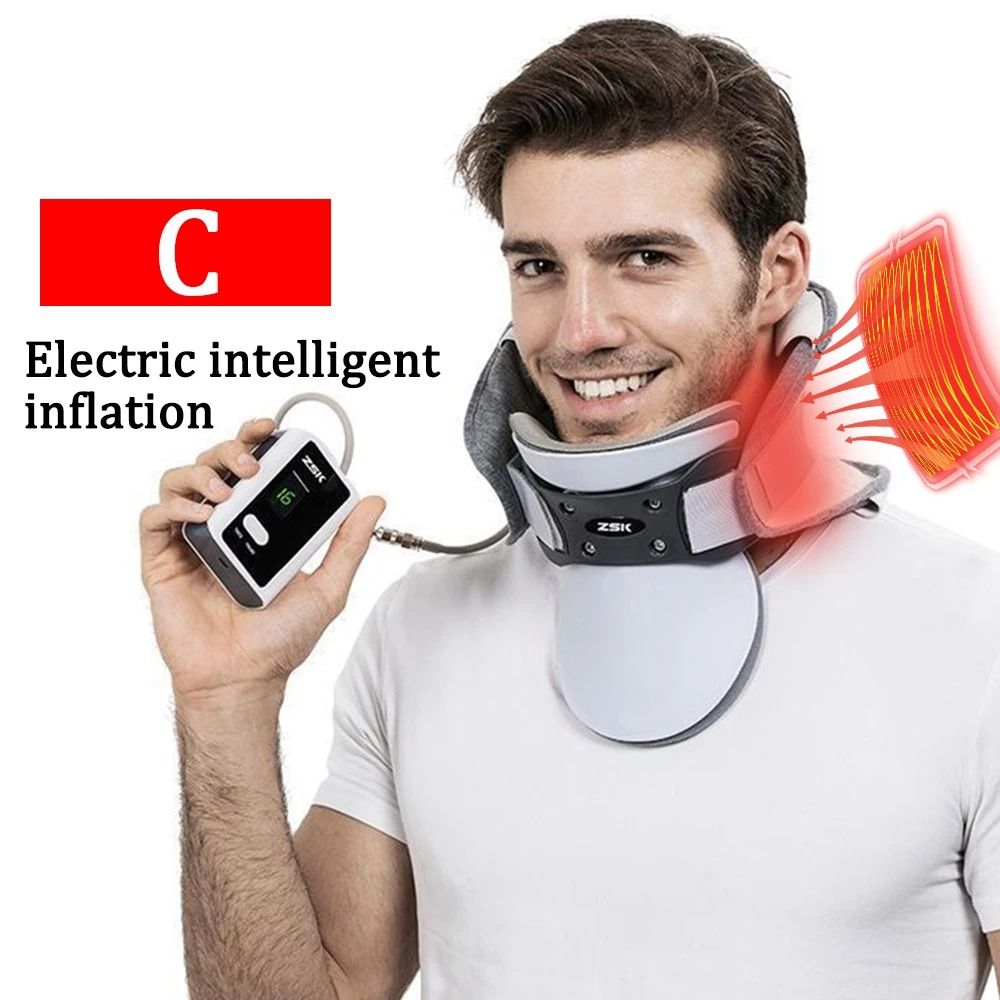 Inflatable Neck Traction Device with Hot Compress Therapy | Inspire Uplift