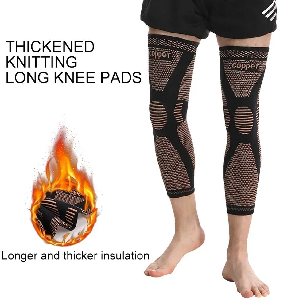 Professional Copper-Infused Full Leg Compression Sleeves | Inspire Uplift