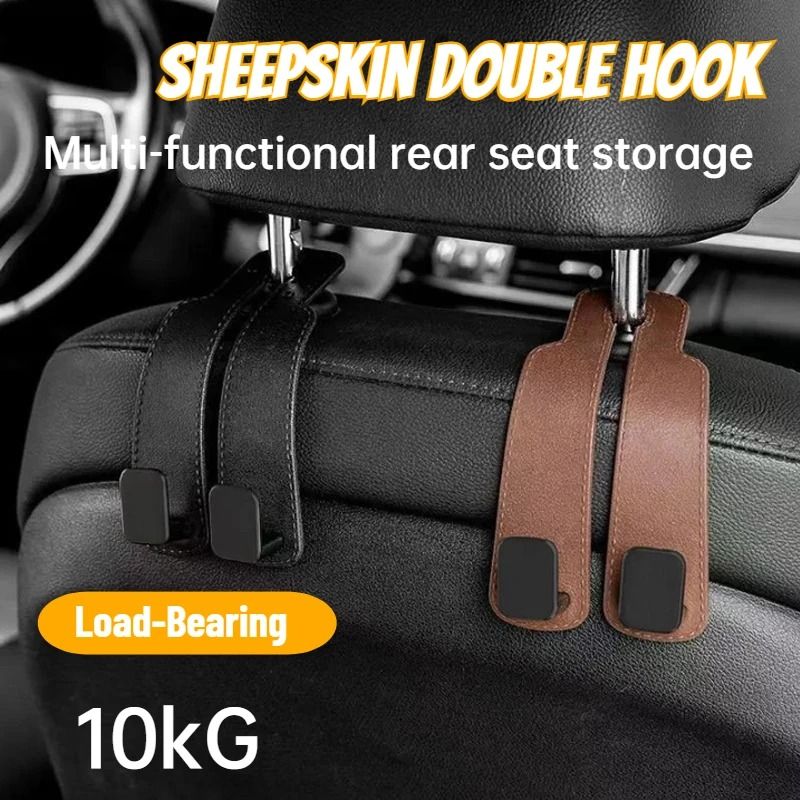 Luxury Suede Double-Ended Car Hook – Multi-Functional Headre | Inspire ...
