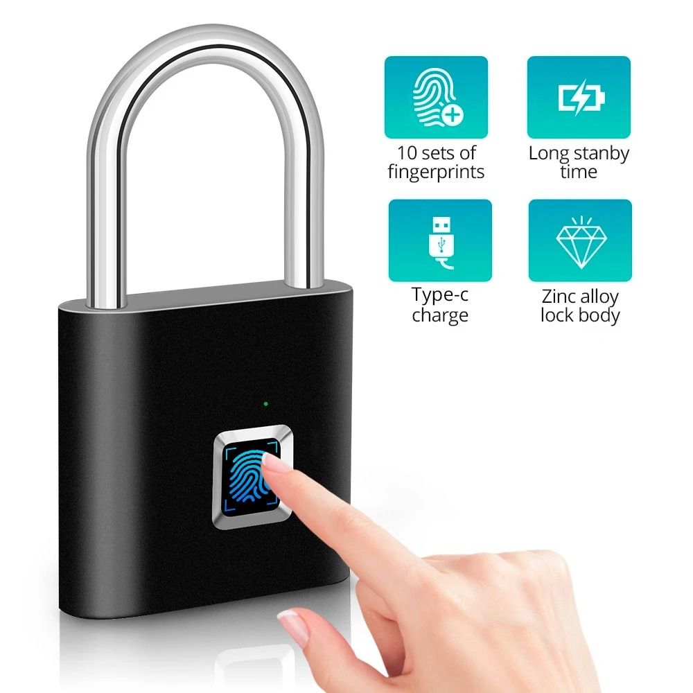 Smart Biometric Fingerprint Padlock | Inspire Uplift