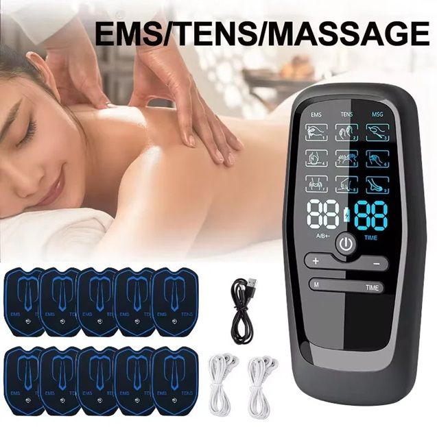 PhysioPulse Digital TENS EMS Therapy Device – Portable Muscl | Inspire Uplift