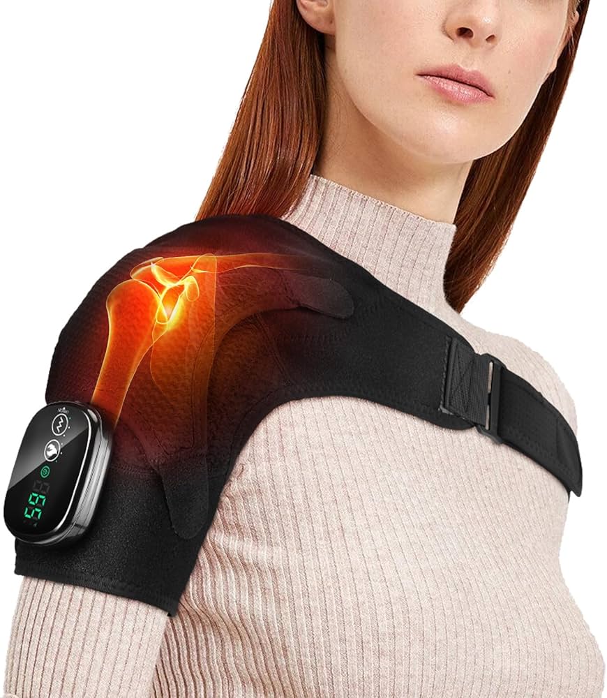 FlexiTherm Heated Shoulder & Elbow Wrap – Vibration Therapy | Inspire ...