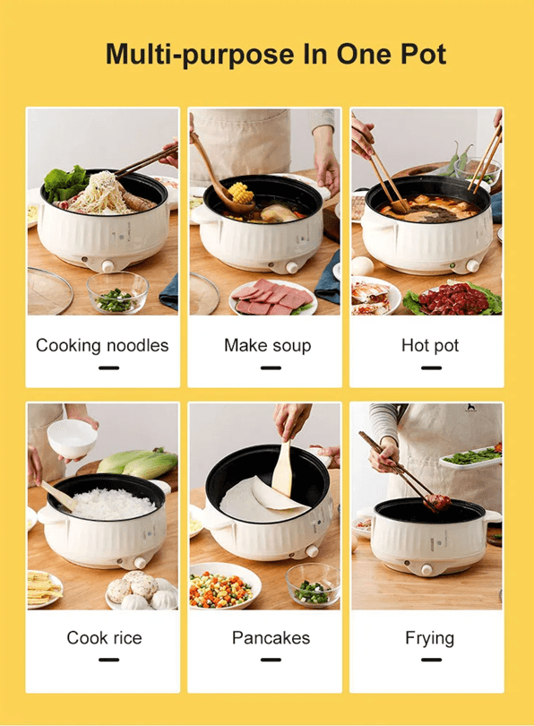 MealMate Mini Multi-Cooker – 220V Electric Hot Pot with Non- | Inspire ...