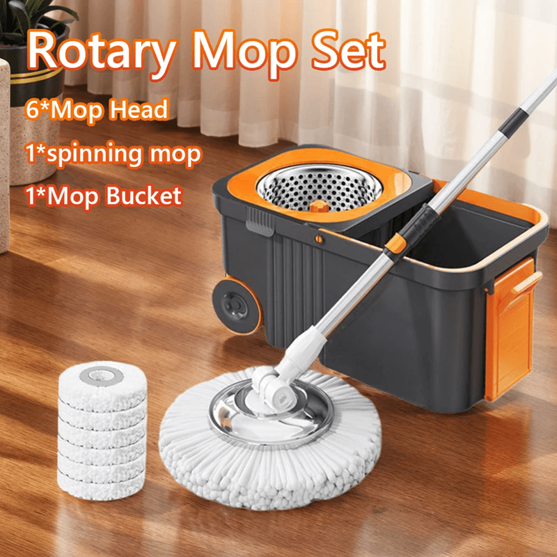Automatic Spin Mop and Bucket Set 360 Degree Self Wringing F | Inspire ...
