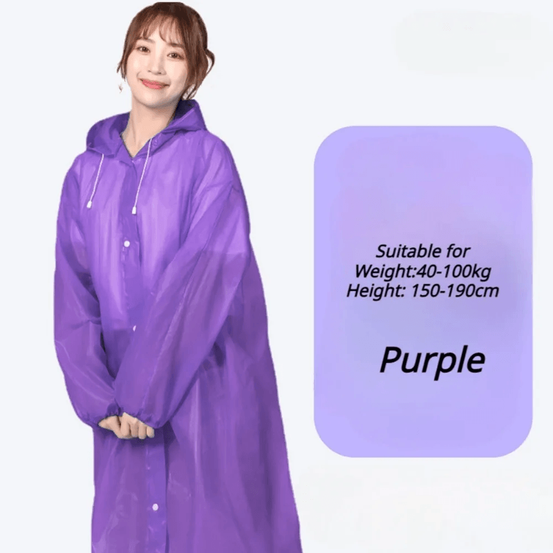 Portable Waterproof Travel Raincoat – Lightweight, Reusable | Inspire ...