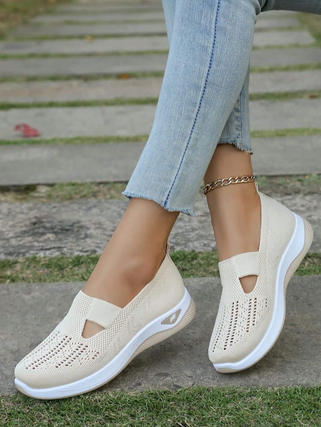 Womens Casual Flat Sneakers Lightweight Everyday Shoes for S | Inspire ...