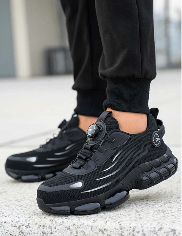 Mens Rotating Button Safety Shoes with Anti Smash and Anti P | Inspire ...