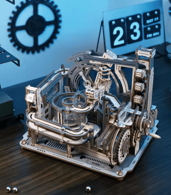 ROKR Wooden Marble Run Kit Electric 3D Puzzle for Adults and | Inspire ...