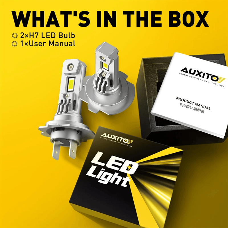 AUXITO H7 LED Headlight Bulbs 12V Canbus Error Free Conversi | Inspire ...