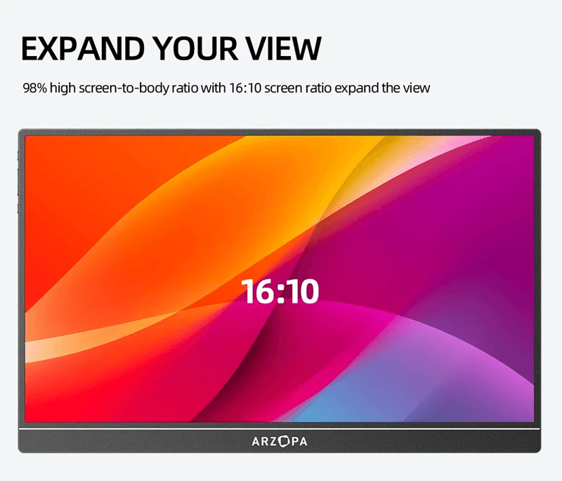 ARZOPA 16 Inch 2K Portable Monitor with USB C and HDMI Ultra | Inspire ...