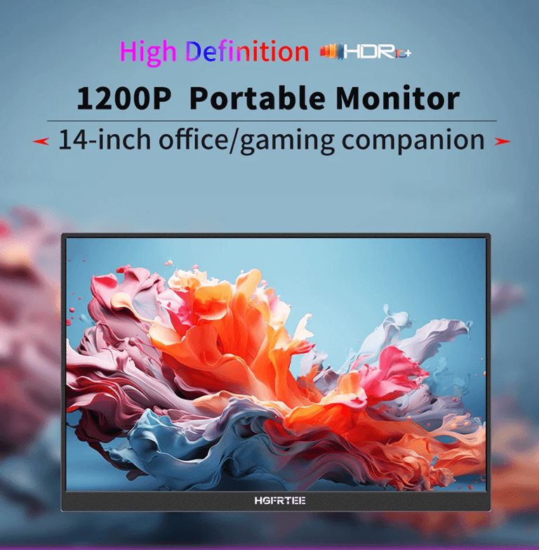 HGFRTEE 141 Inch Portable IPS Monitor with Stand for Laptop | Inspire ...