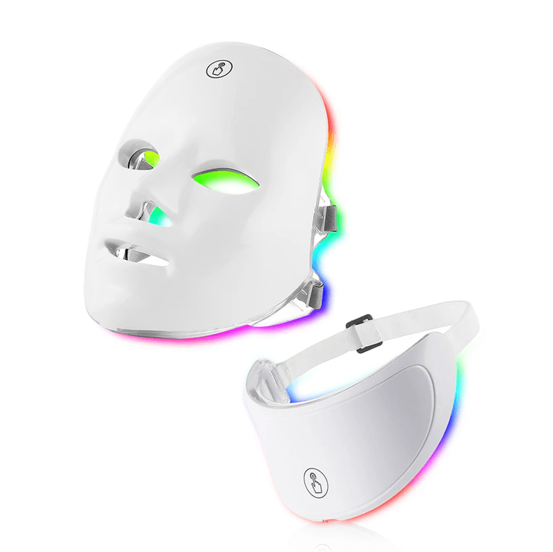 GlowRevive 7 Color LED Facial and Neck Mask Home Light Thera | Inspire ...