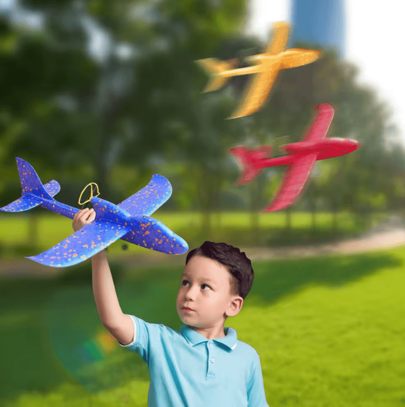 Aeroflash LED Throw Foam Glider Plane Toy | Inspire Uplift