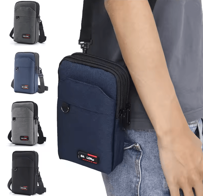Mens Tactical Waterproof Waist Crossbody Bag | Inspire Uplift