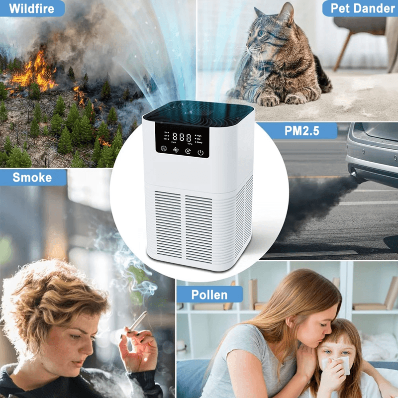 PureBreathe HEPA Air Purifier with Negative Ion Technology | Inspire Uplift
