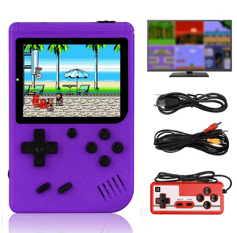 Retro Handheld Game Console with 500 Built In Games and AV O | Inspire ...