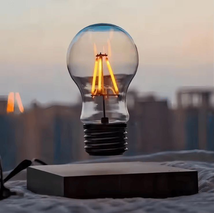 Magnetic Levitation Lamp with Floating LED Bulb | Inspire Uplift