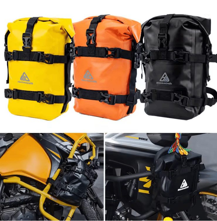 Waterproof Crash Bar Tool Bag for Adventure Motorcycles | Inspire Uplift