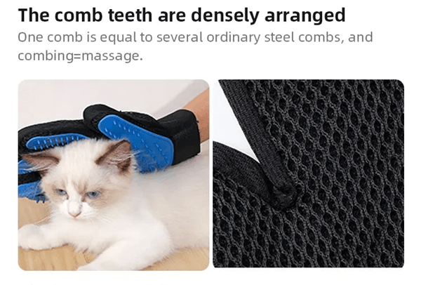 FurEase Pet Grooming Glove for Cats and Dogs – Gentle Silico | Inspire ...