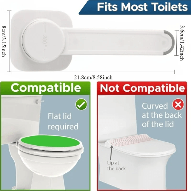 SafeLid Baby Toilet Lock – Childproof Toilet Seat Lock for B | Inspire ...