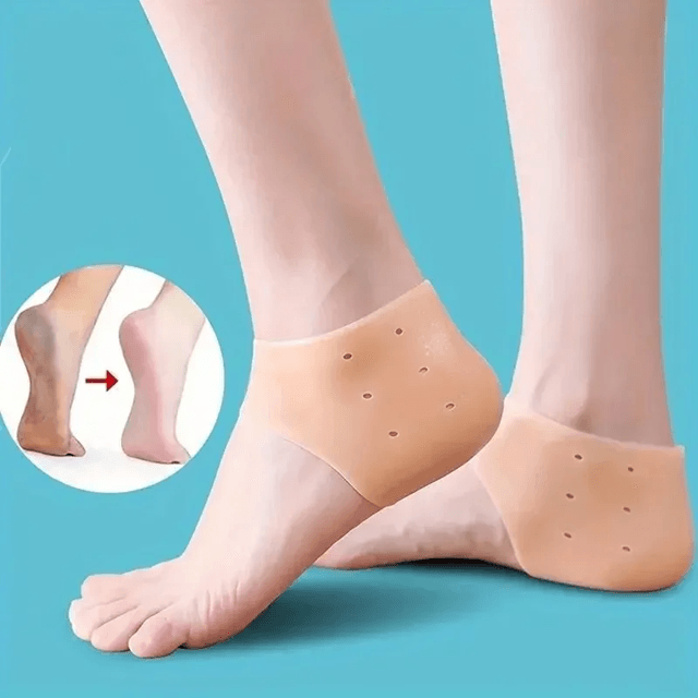 SiliconeGel Heel Protector Socks – Moisturizing Foot Care & | Inspire ...
