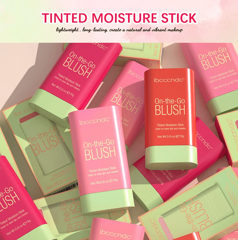 RadiantGlow Waterproof Blush Stick Cream Rouge for Natural B | Inspire ...