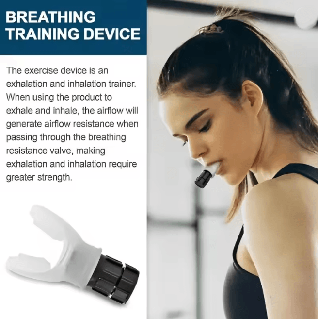 BreatheFlex Lung Breathing Exercise Device Adjustable Resist | Inspire ...